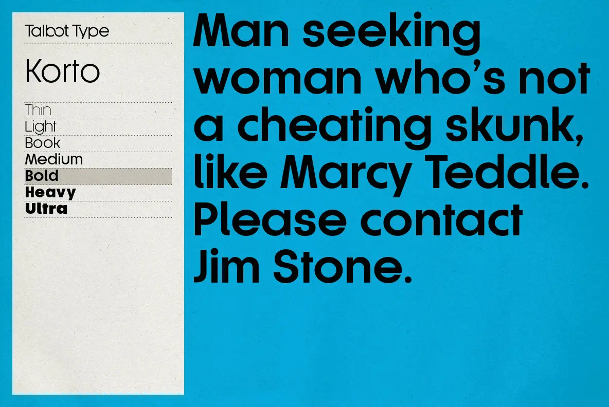 Korto Font - FontPath