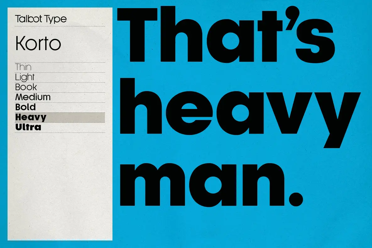 Korto Font - YouWorkForThem