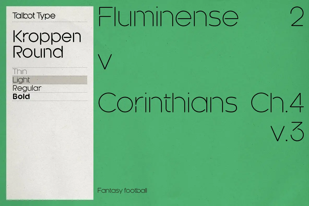 Kroppen Round Font - FontPath