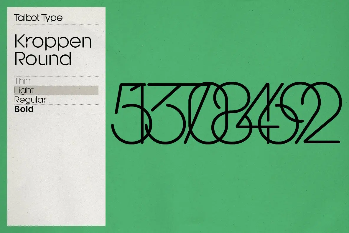 Kroppen Round Font - FontPath
