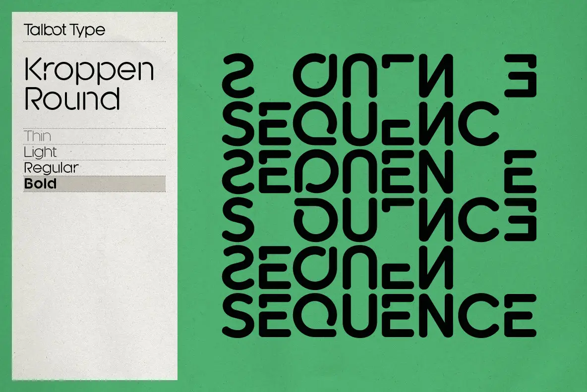 Kroppen Round Font - FontPath