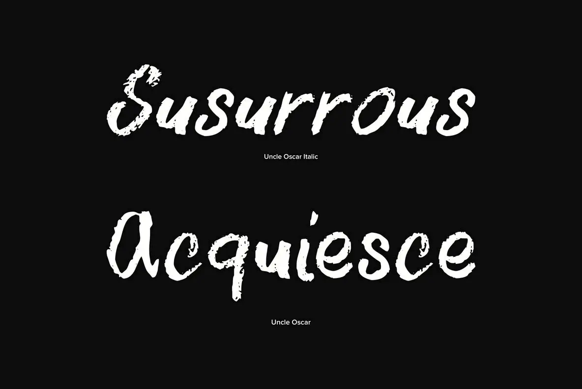 Uncle Oscar Font - FontPath