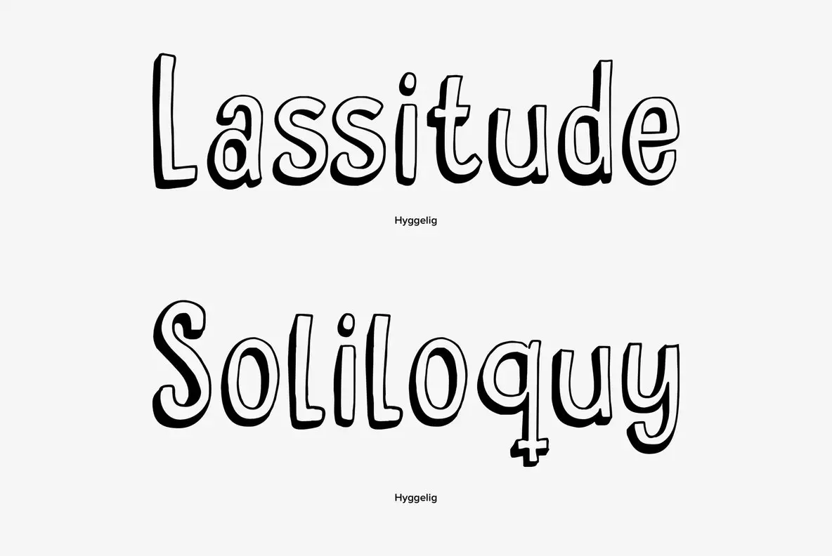 Hyggelig Font - YouWorkForThem