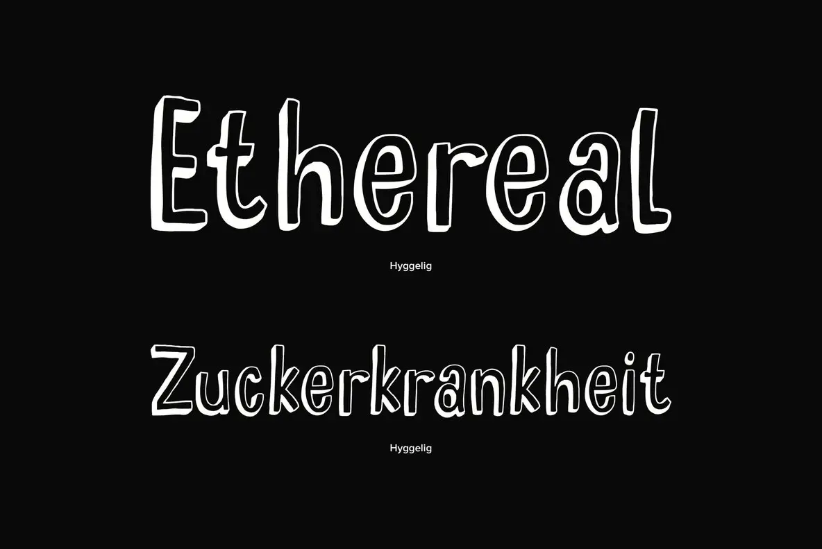 Hyggelig Font - YouWorkForThem