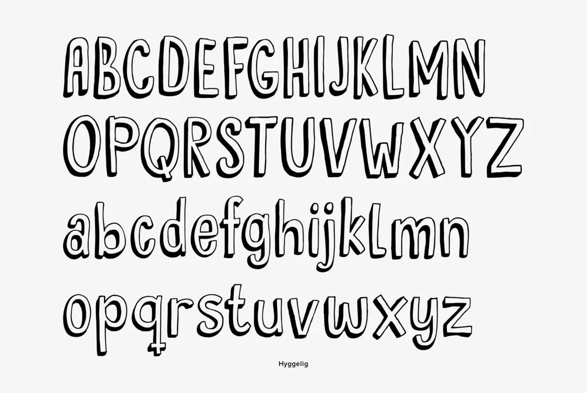 Hyggelig Font - YouWorkForThem