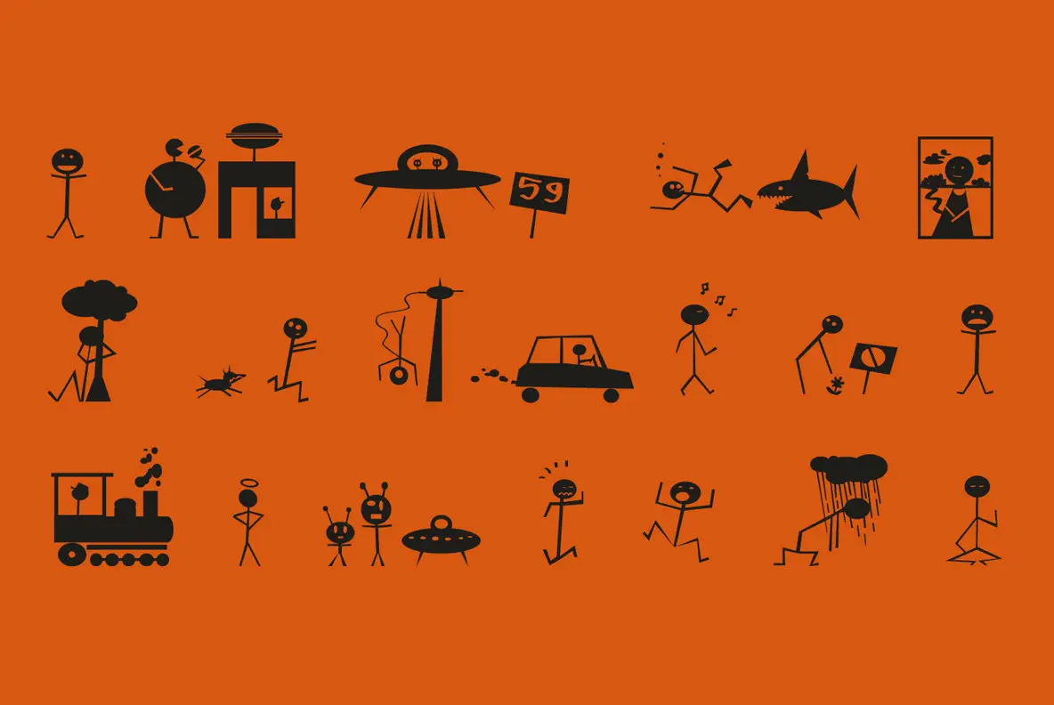 Mr Stickman Font - YouWorkForThem