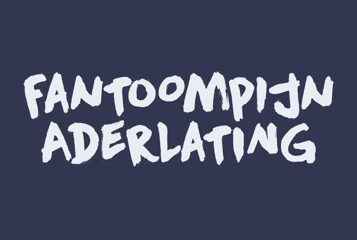 Downward Fall Font - YouWorkForThem