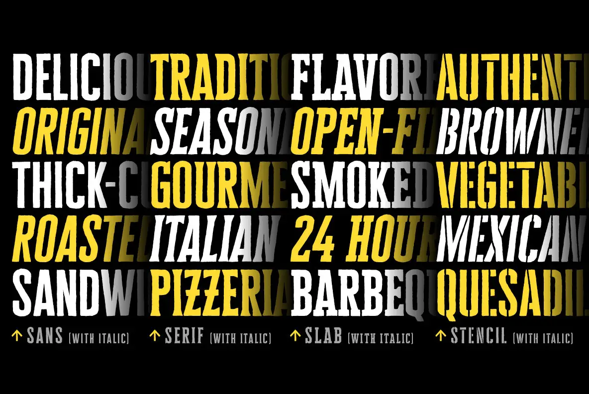 Cheddar Gothic Font - FontPath