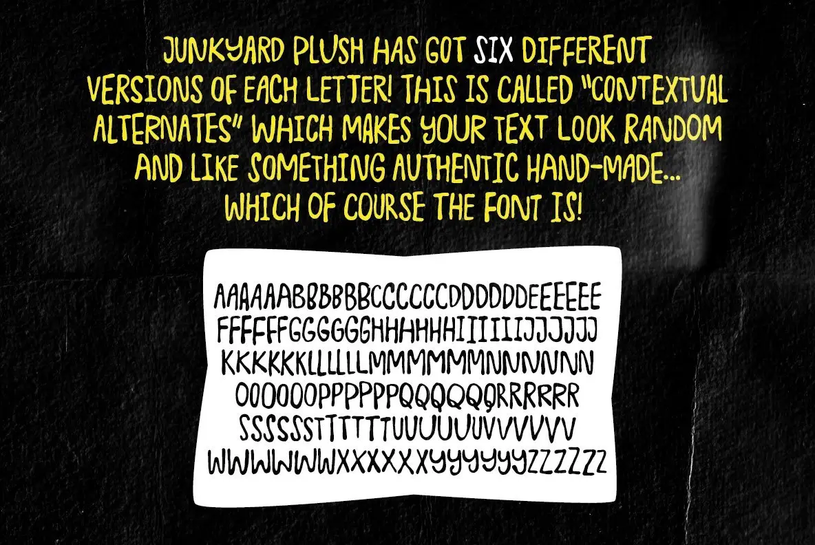 Junkyard Plush Font - FontPath