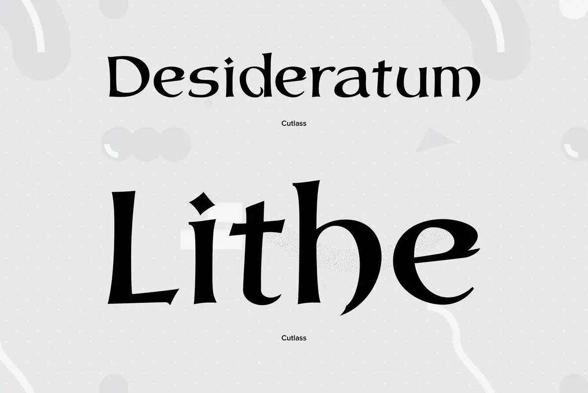 Cutlass Font - YouWorkForThem