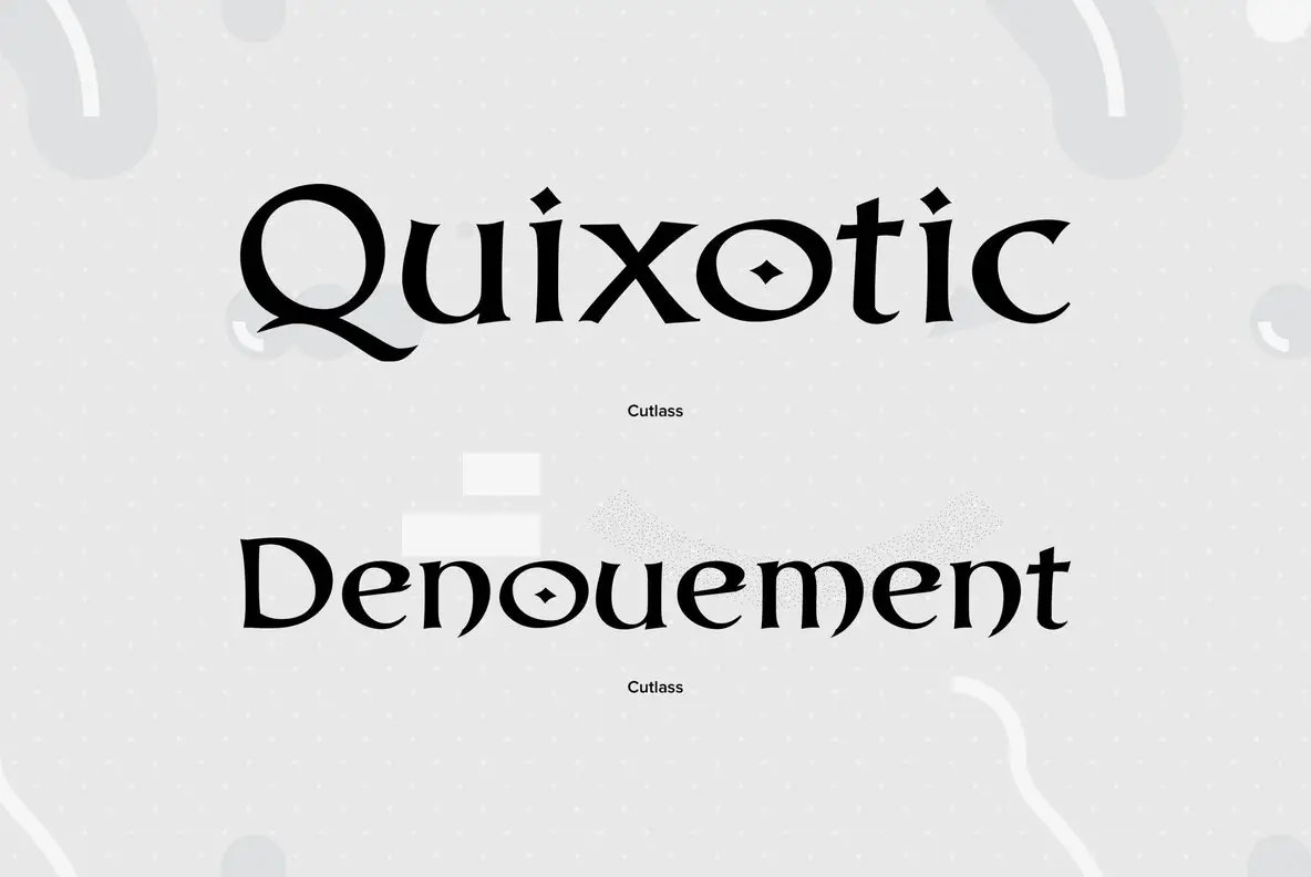 Cutlass Font - FontPath