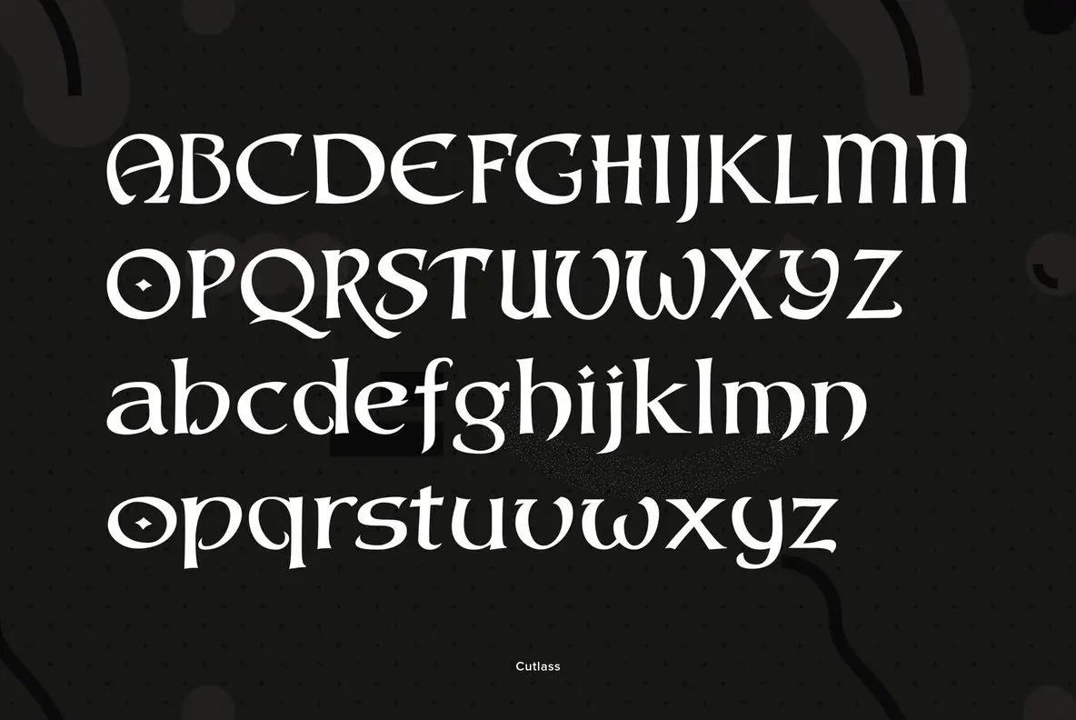 Cutlass Font - YouWorkForThem
