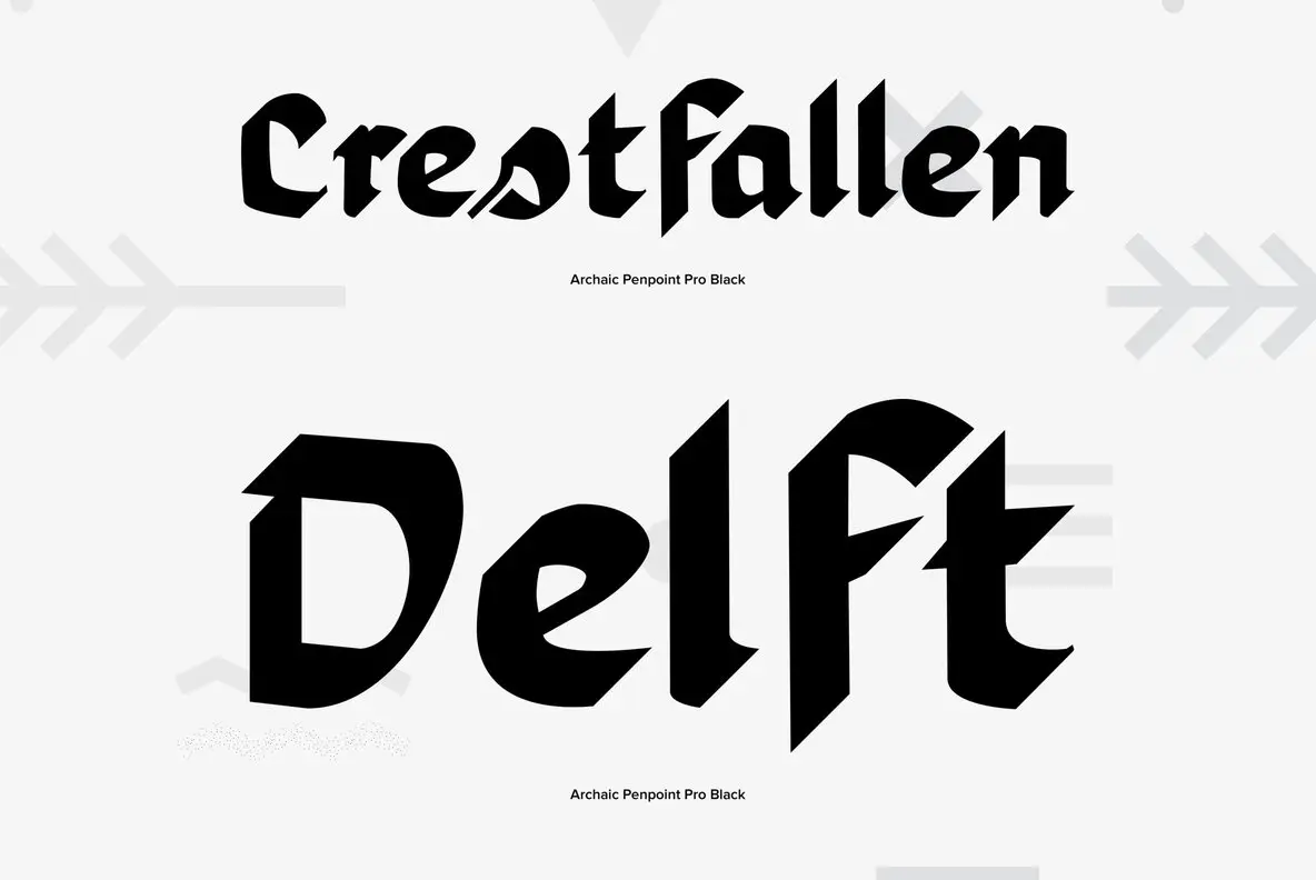 Archaic Penpoint Font - YouWorkForThem