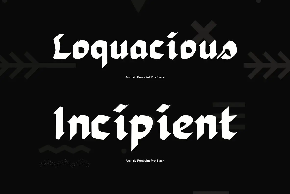 Archaic Penpoint Font - YouWorkForThem