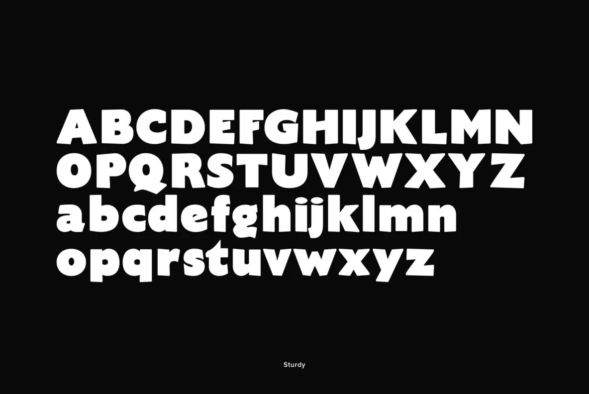 Sturdy Font - YouWorkForThem