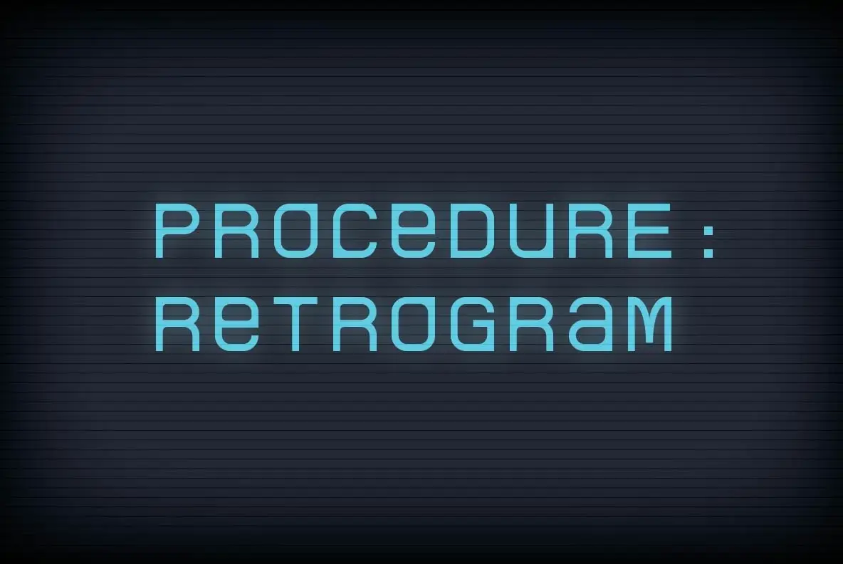 Sandman Retrogram Font - FontPath