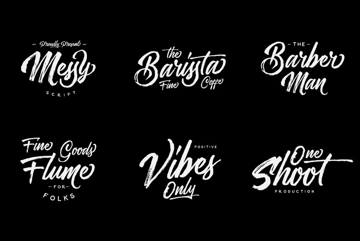 Messy Script Font - FontPath