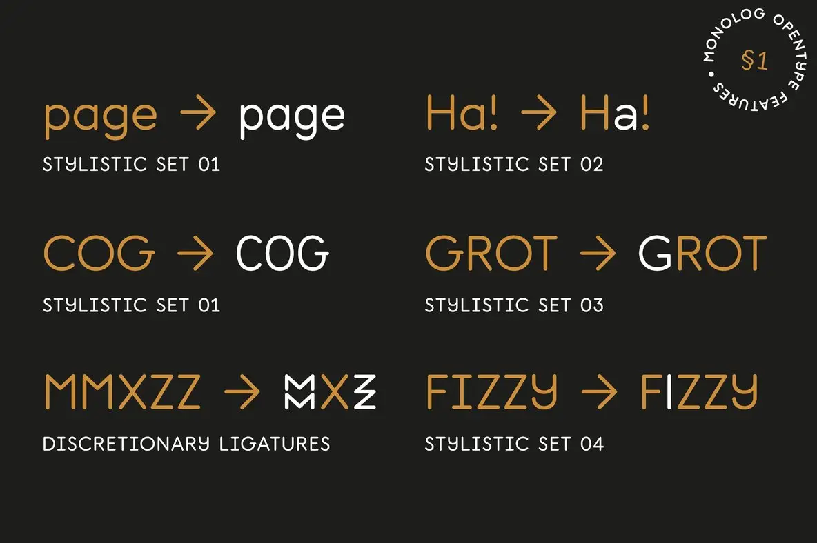 Monolog Font - YouWorkForThem