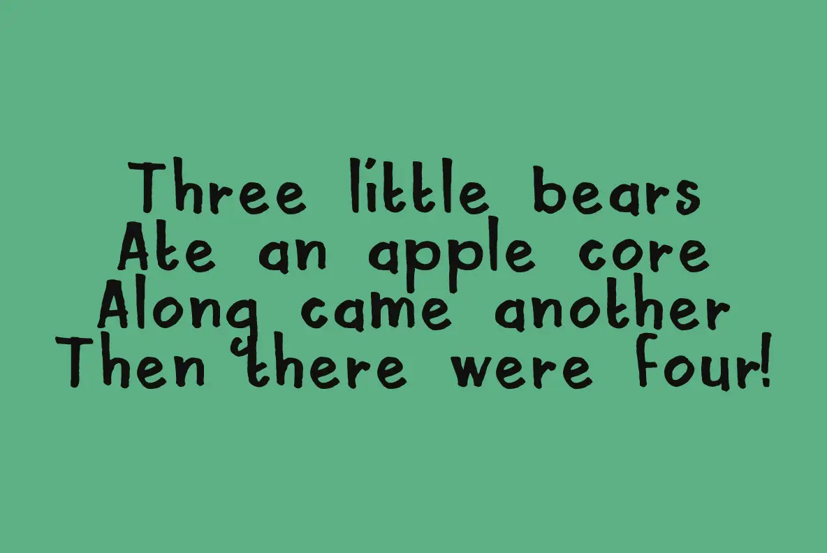 Mama Bear Font - YouWorkForThem