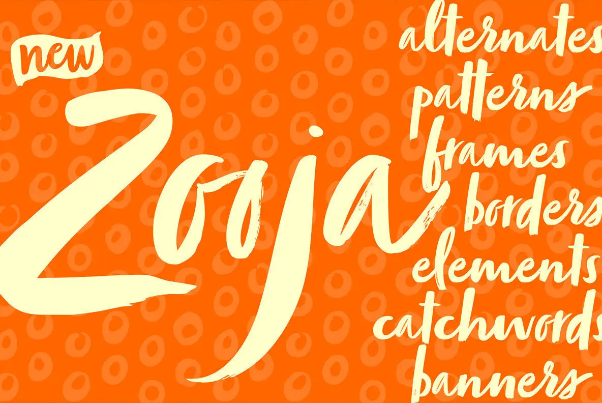 Zooja Font - FontPath