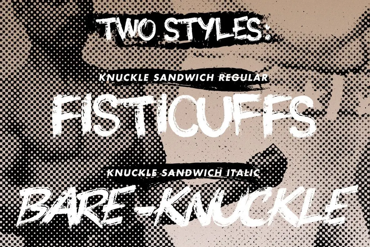 Knuckle Sandwich Font - FontPath