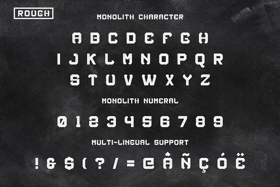 Monolith Font - FontPath