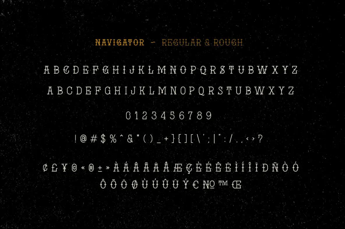 Navigator Font - YouWorkForThem