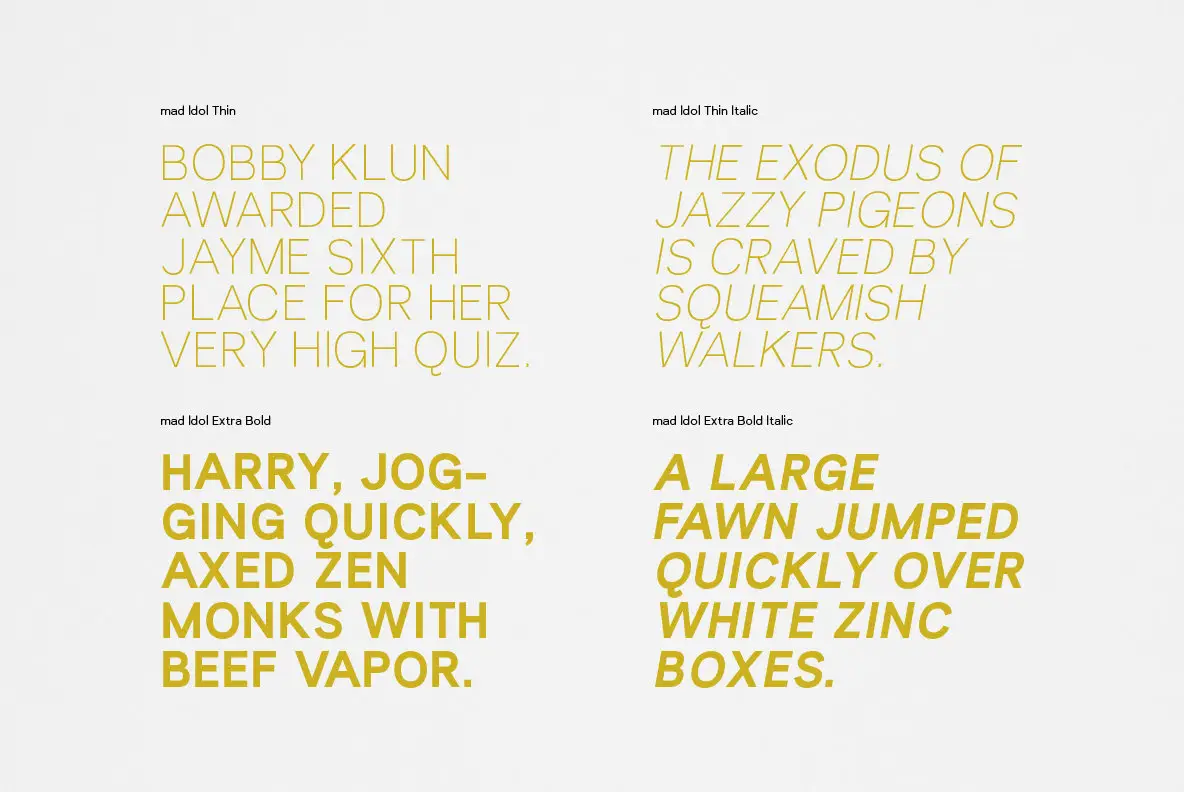 mad Idol Font - YouWorkForThem