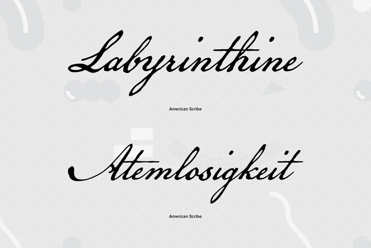 American Scribe Font - YouWorkForThem
