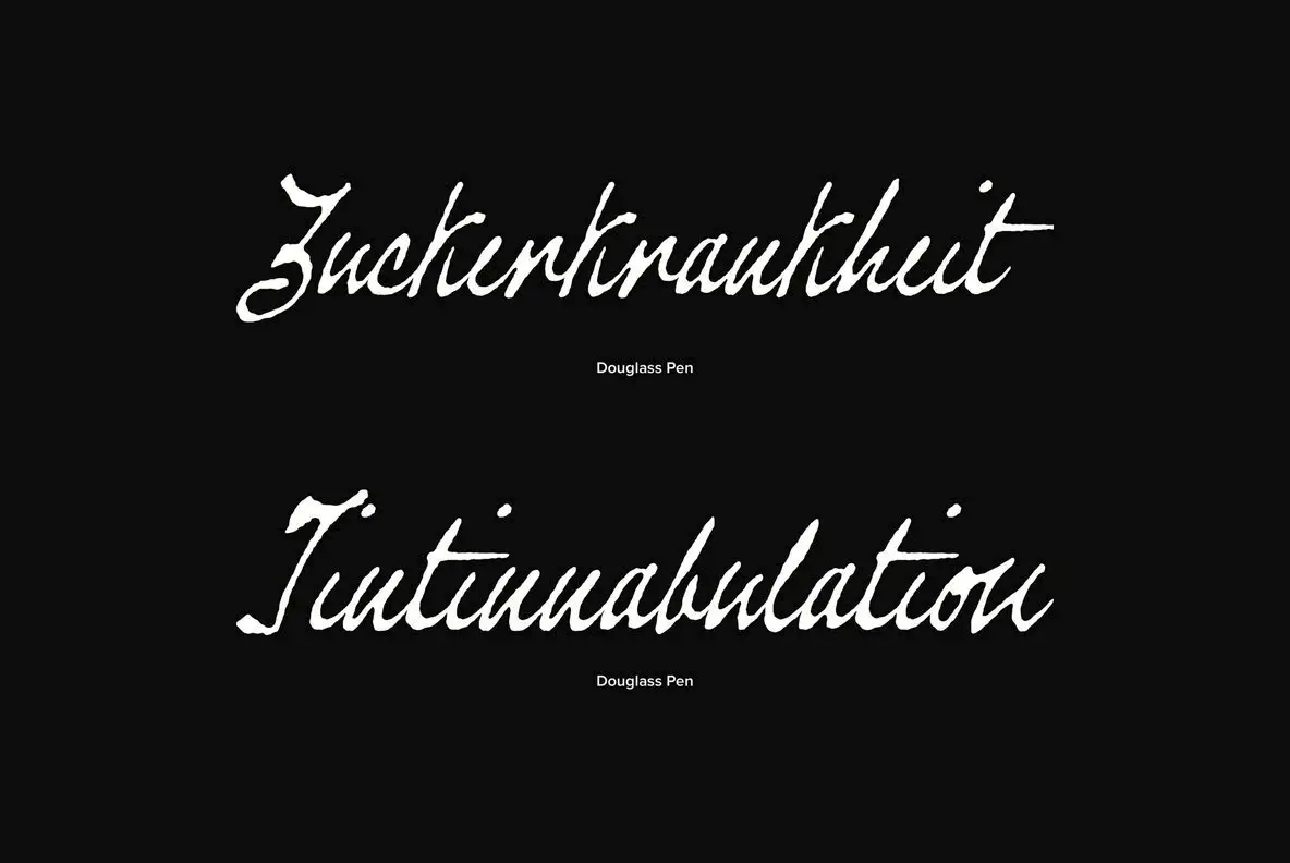 Douglass Pen Font - FontPath