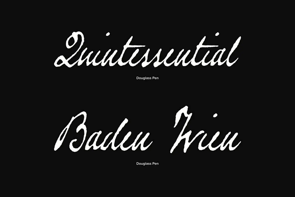 Douglass Pen Font - FontPath