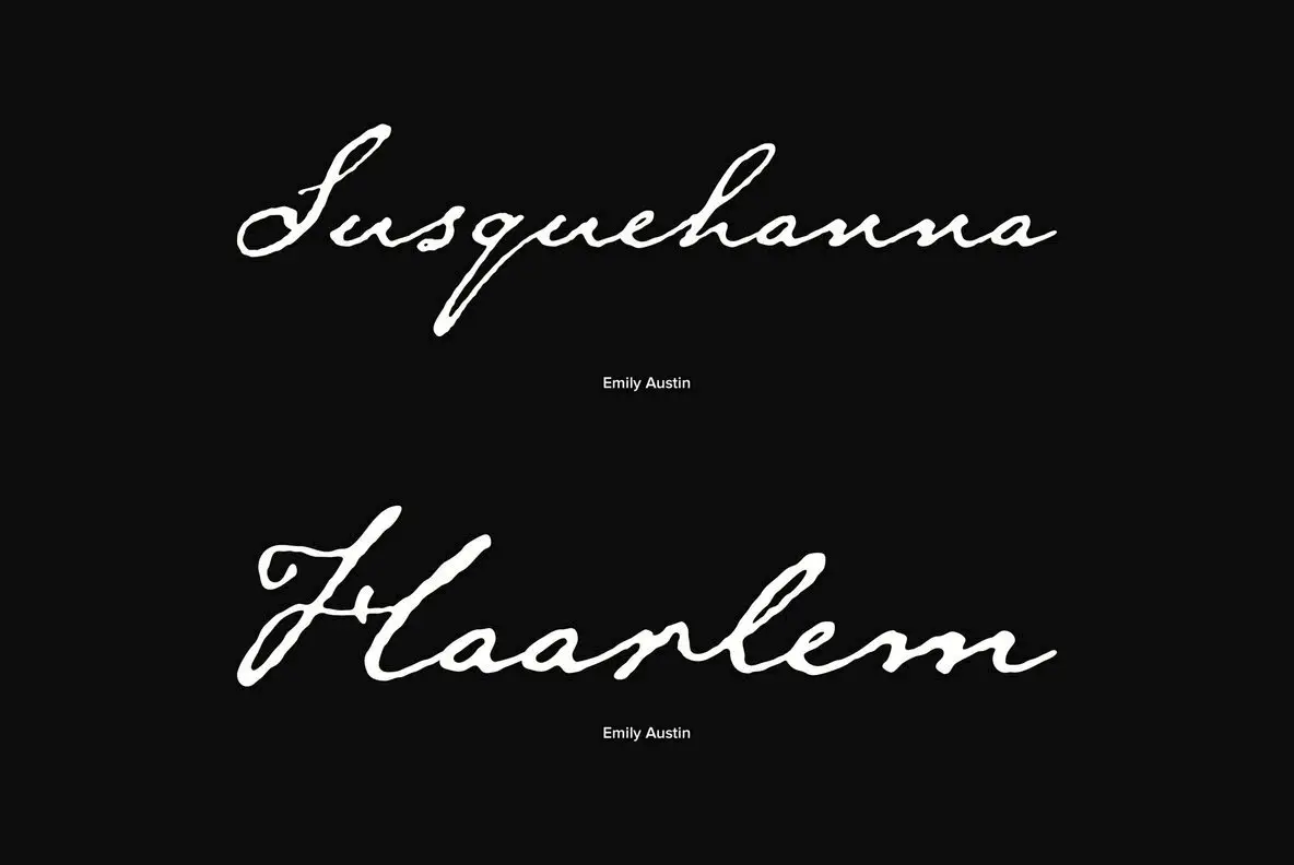 Emily Austin Font - FontPath
