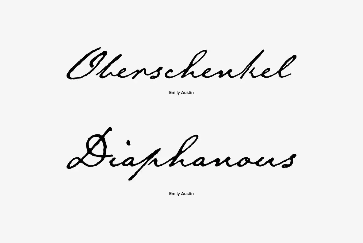 Emily Austin Font - FontPath