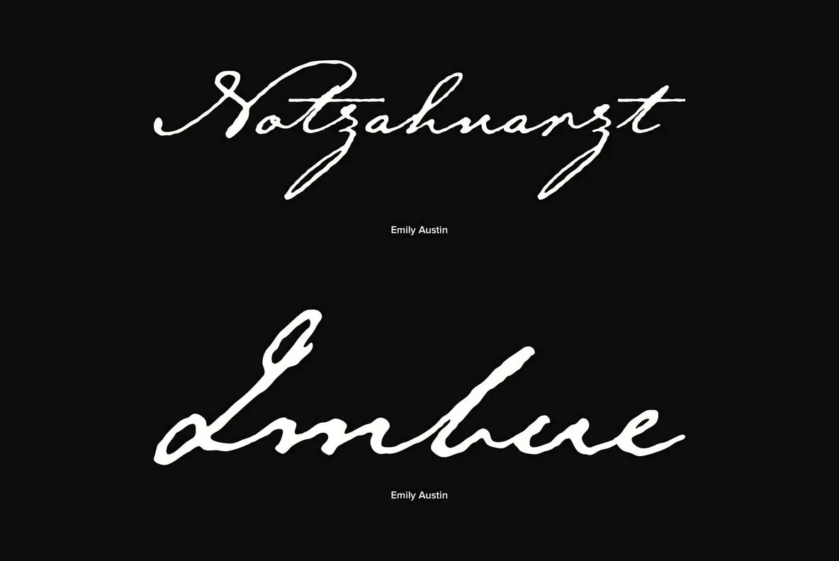Emily Austin Font - FontPath