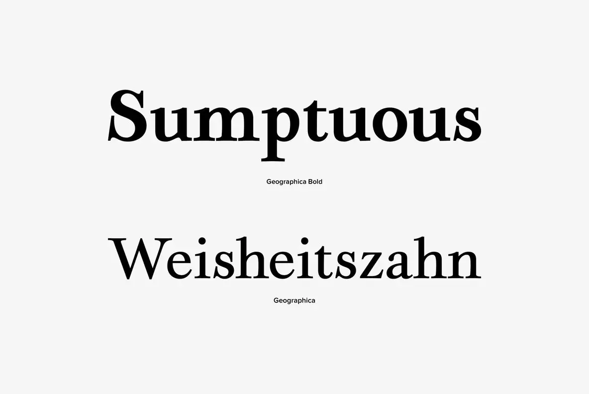 Geographica Font - YouWorkForThem