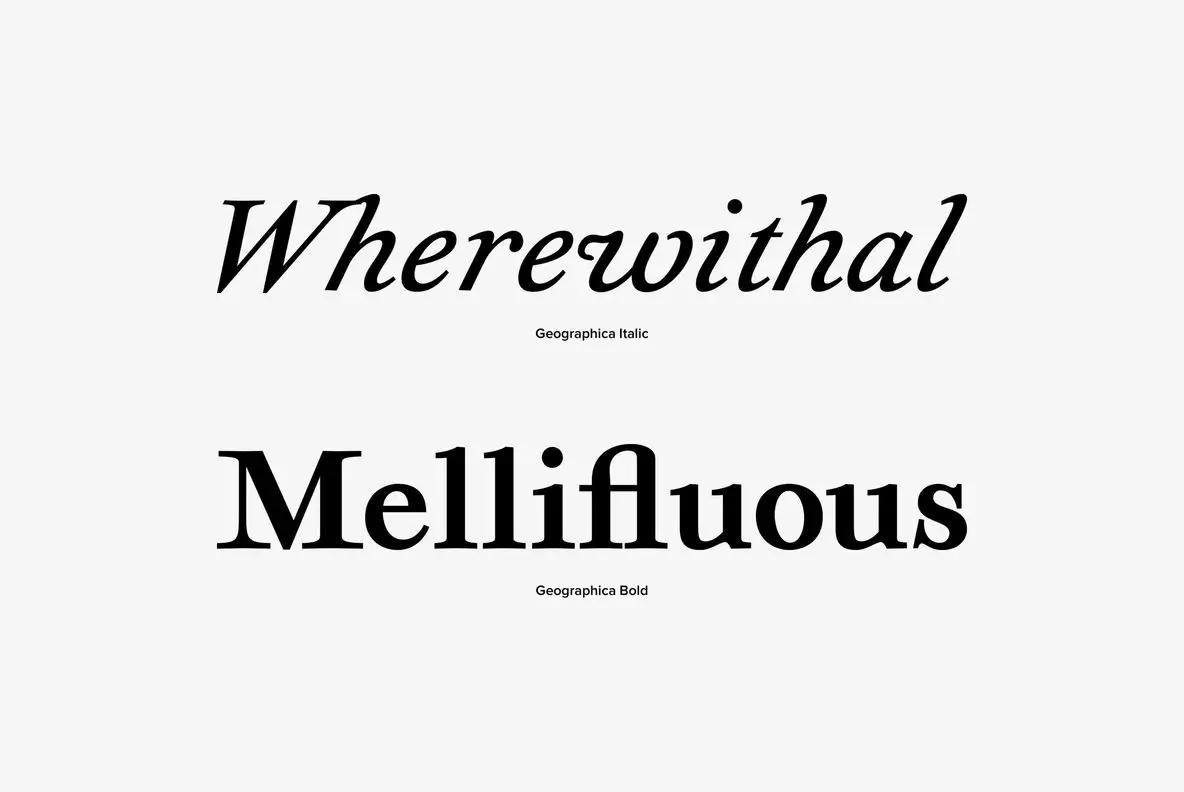 Geographica Font - YouWorkForThem
