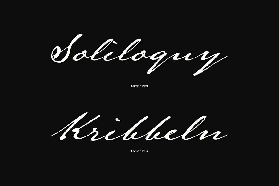 Lamar Pen Font - FontPath