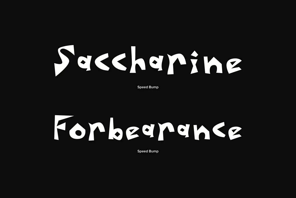 Speed Bump Font - FontPath