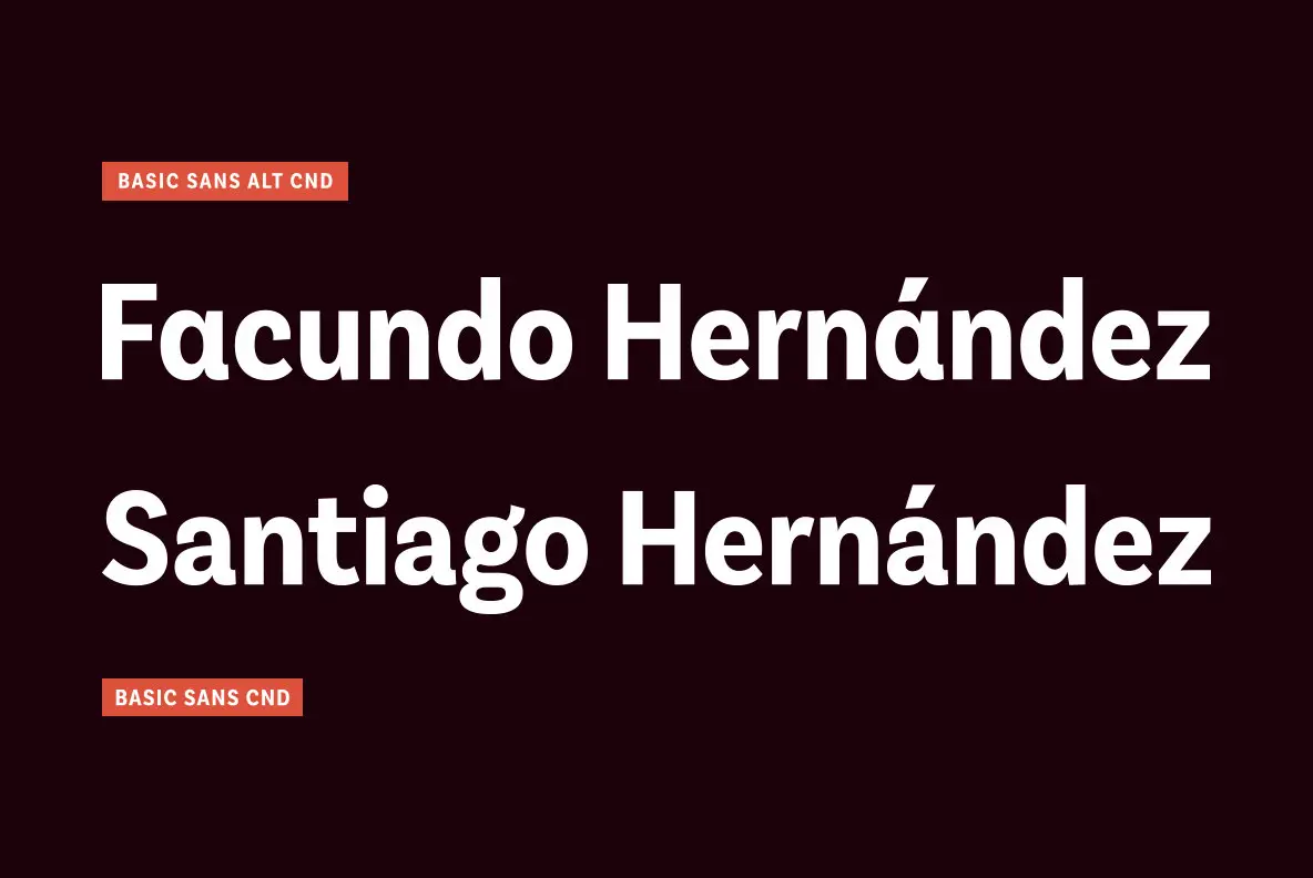 Basic Sans Cnd Font - YouWorkForThem