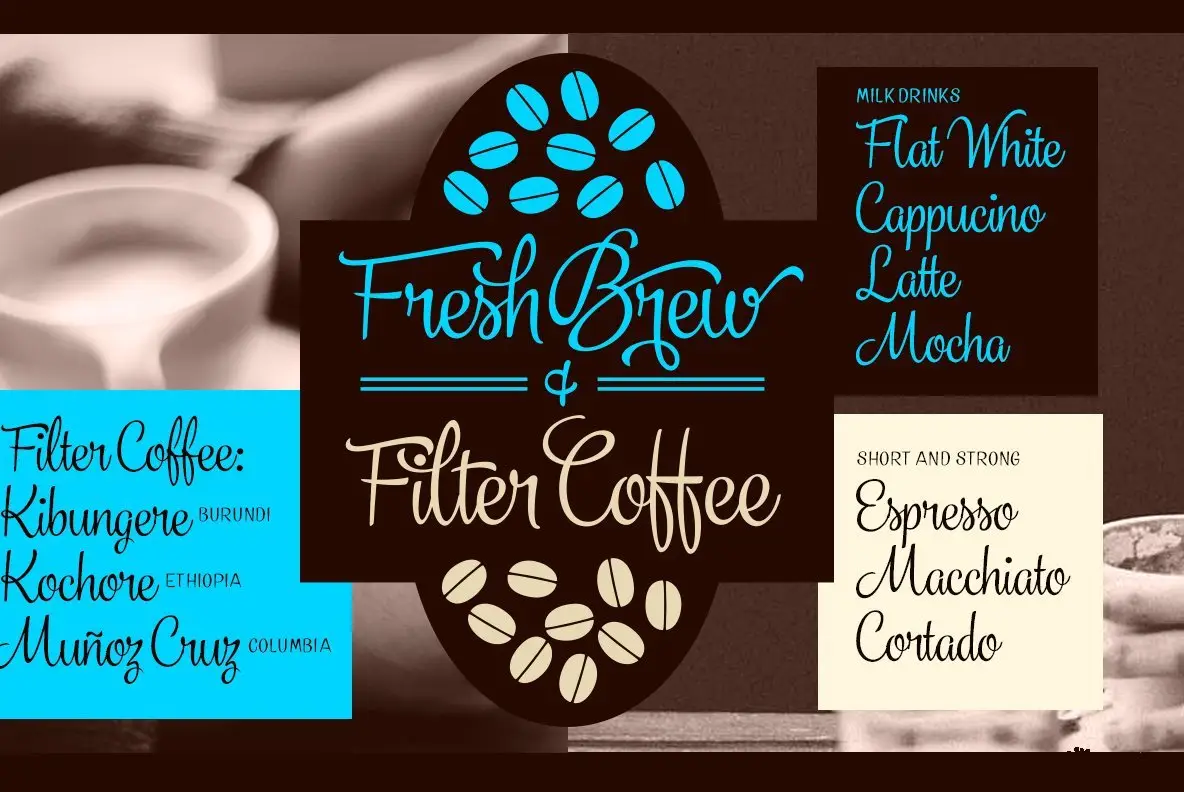 Vanilla Shot Font - FontPath