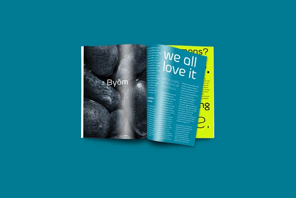 Byom Font - YouWorkForThem