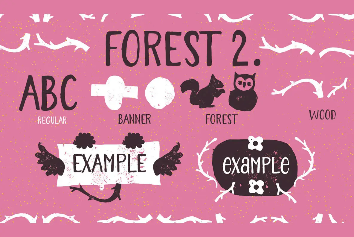 Forest Two Font - FontPath