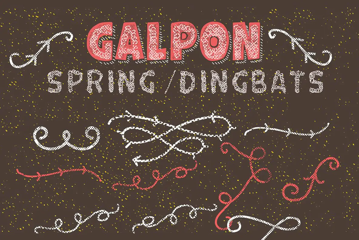 Galpon Spring Font - FontPath