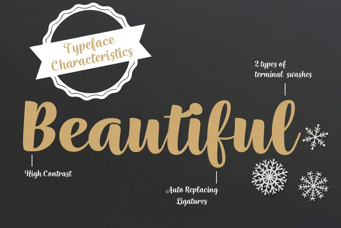 Wreath Font - YouWorkForThem