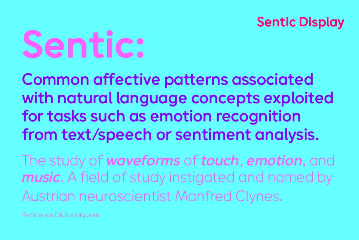 Sentic Font - YouWorkForThem