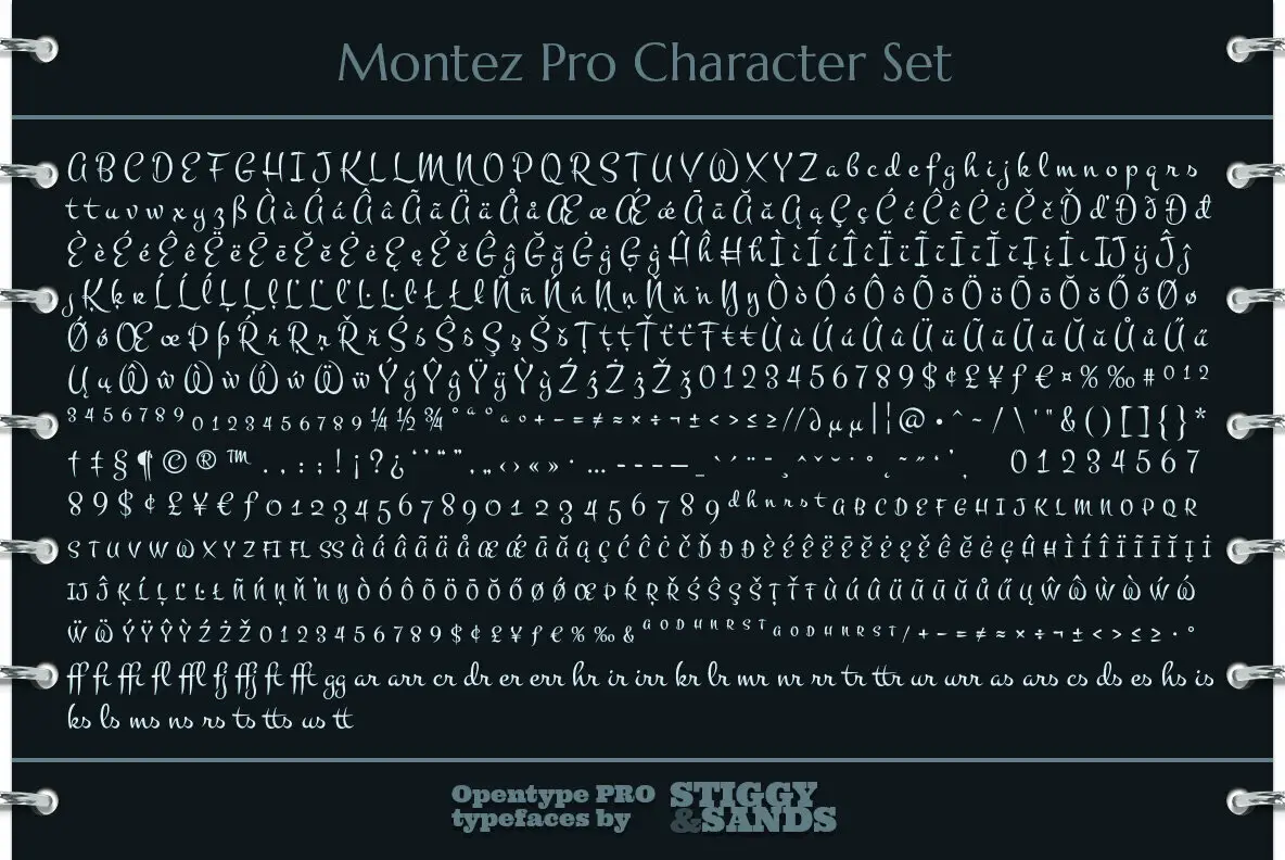 Montez Pro Font - YouWorkForThem