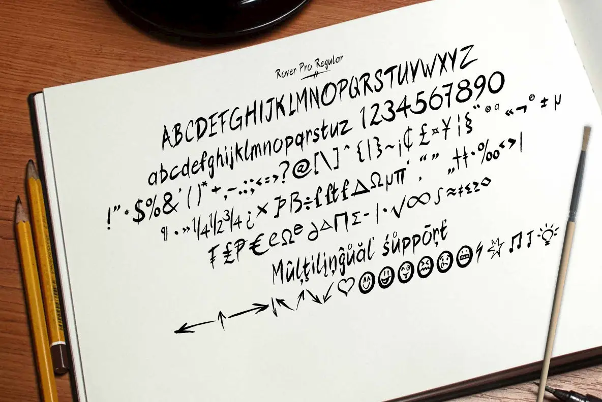Rover Pro Font - FontPath