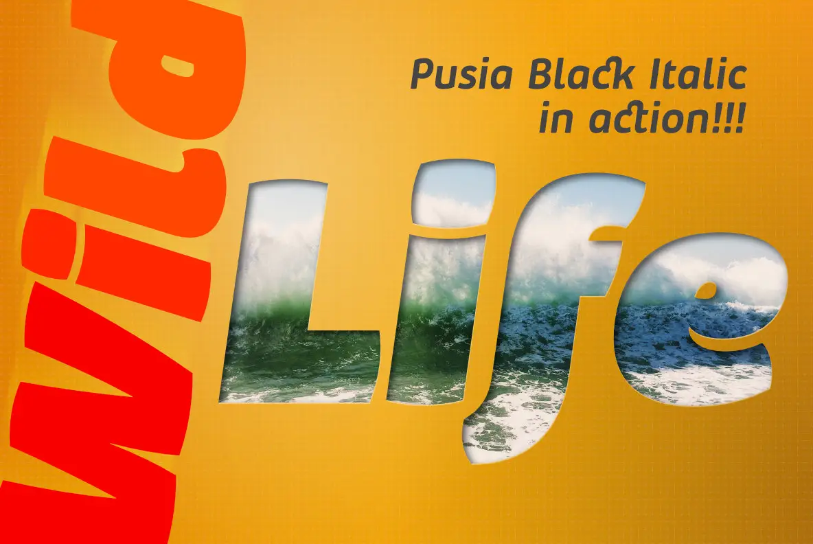 Pusia Font - FontPath