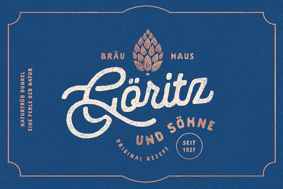 Americus Script Sans Font - YouWorkForThem