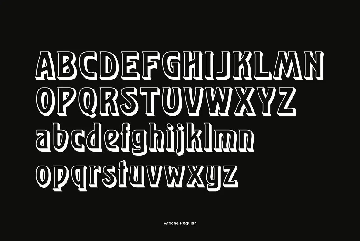 Affiche Font - YouWorkForThem